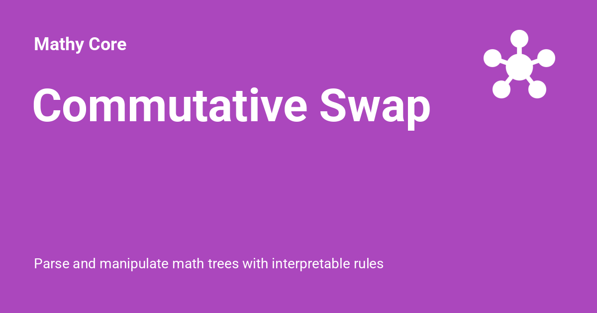 Commutative Swap - Mathy Core